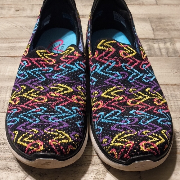 Skechers | Shoes | Skechers Hyper Pillars Multicolor Hearts Slipon ...